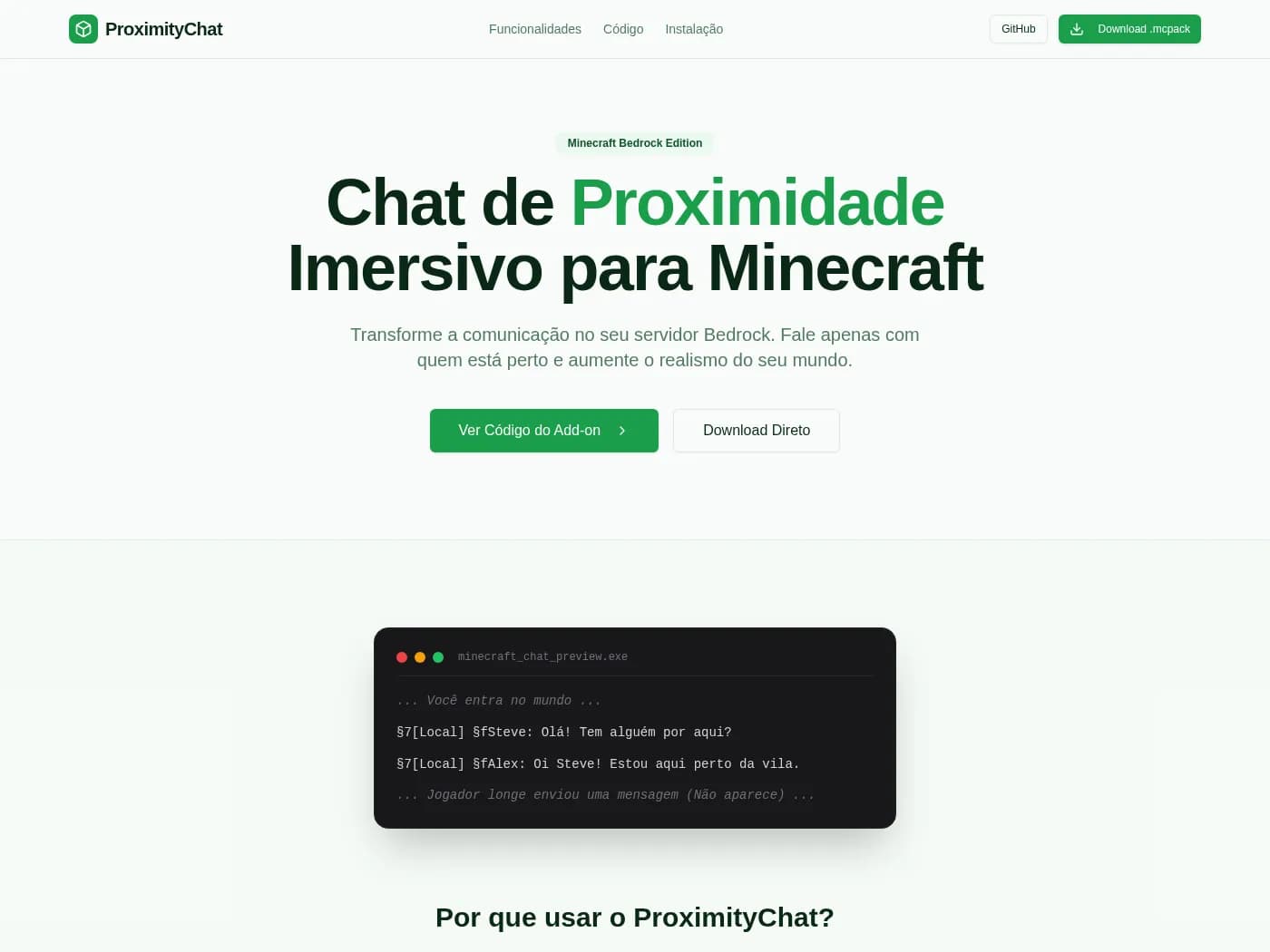 Proximity Chat Add-on