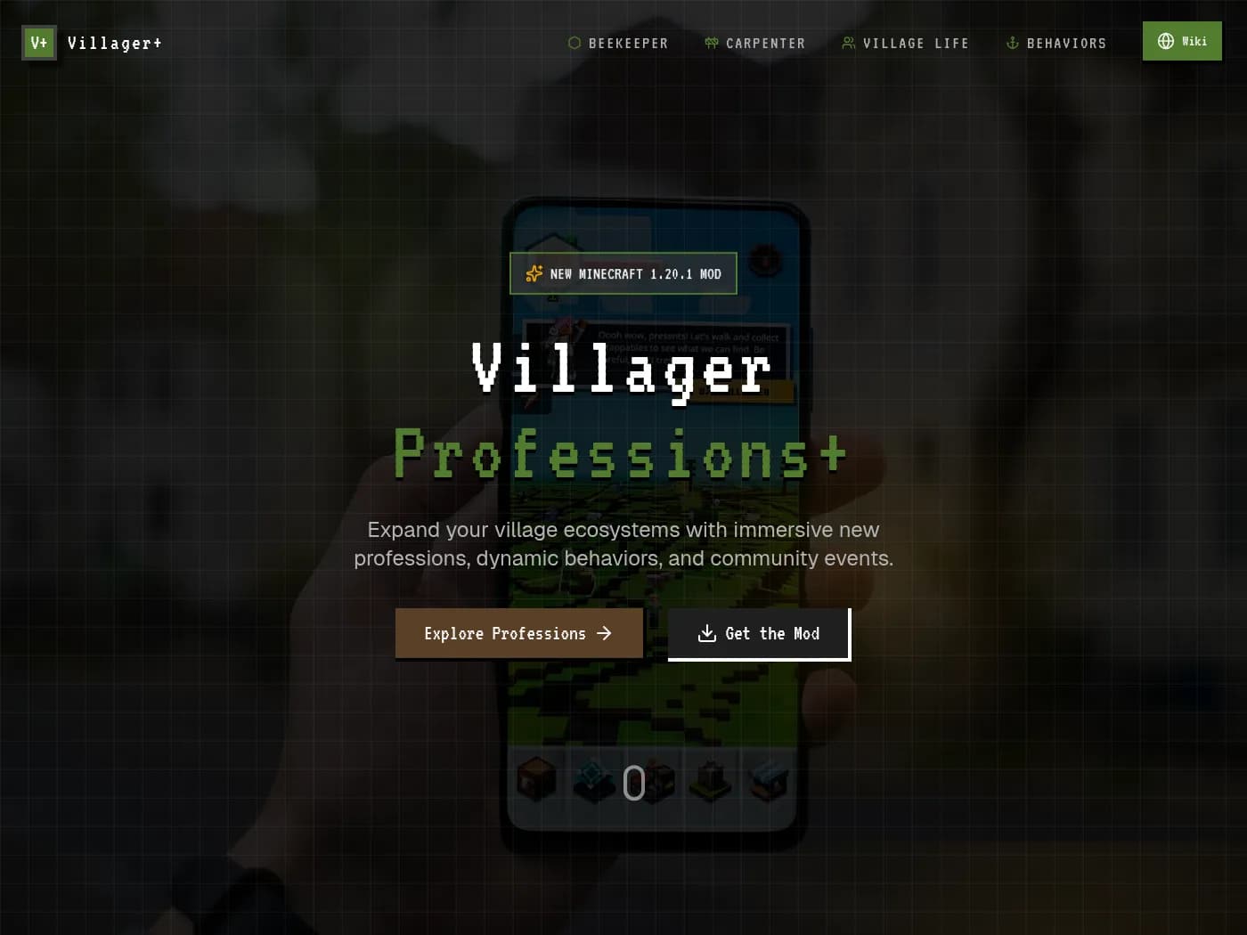 Minecraft Villager Professions+