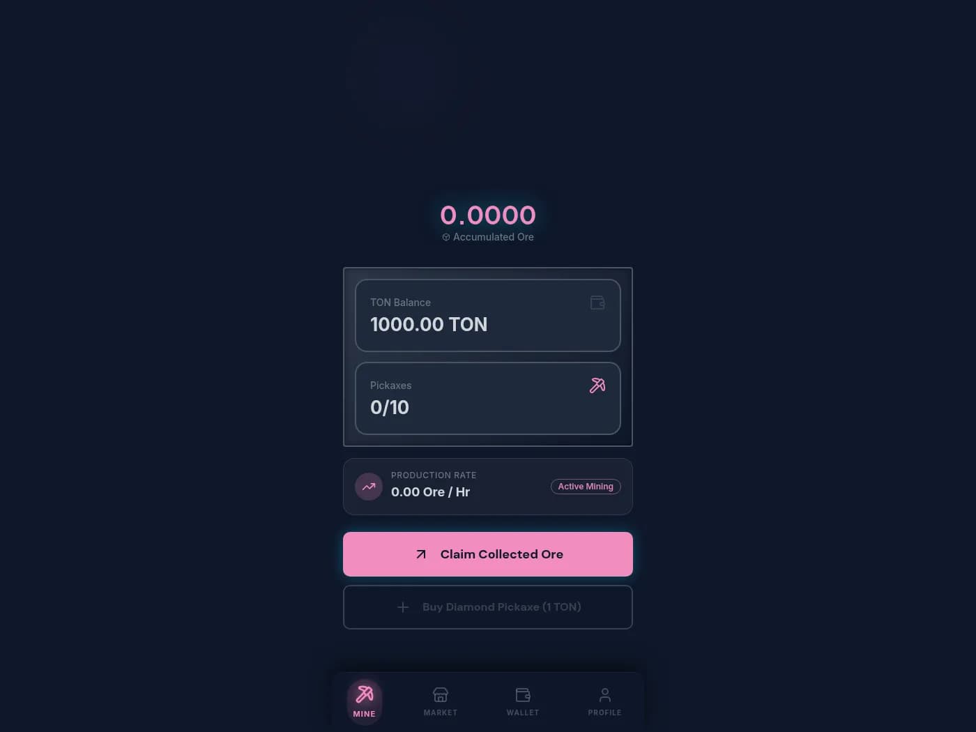 MineInvest Telegram MiniApp