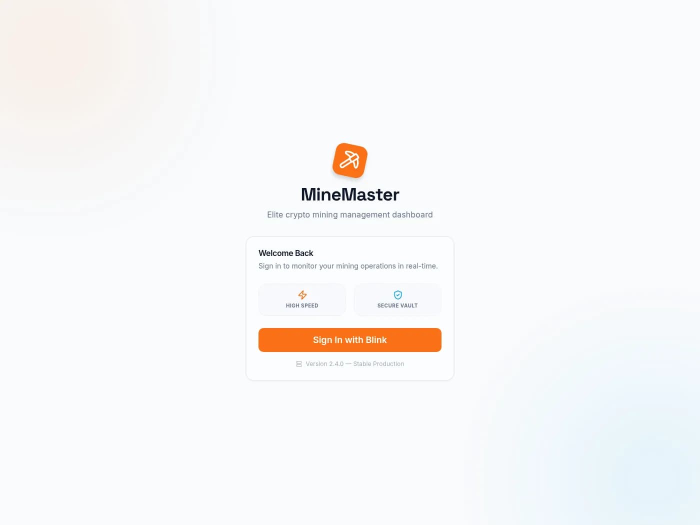 MineMaster Dashboard