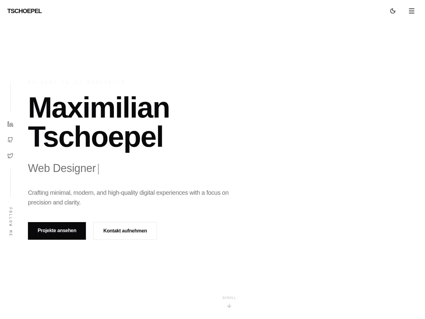 Minimalist IT Portfolio