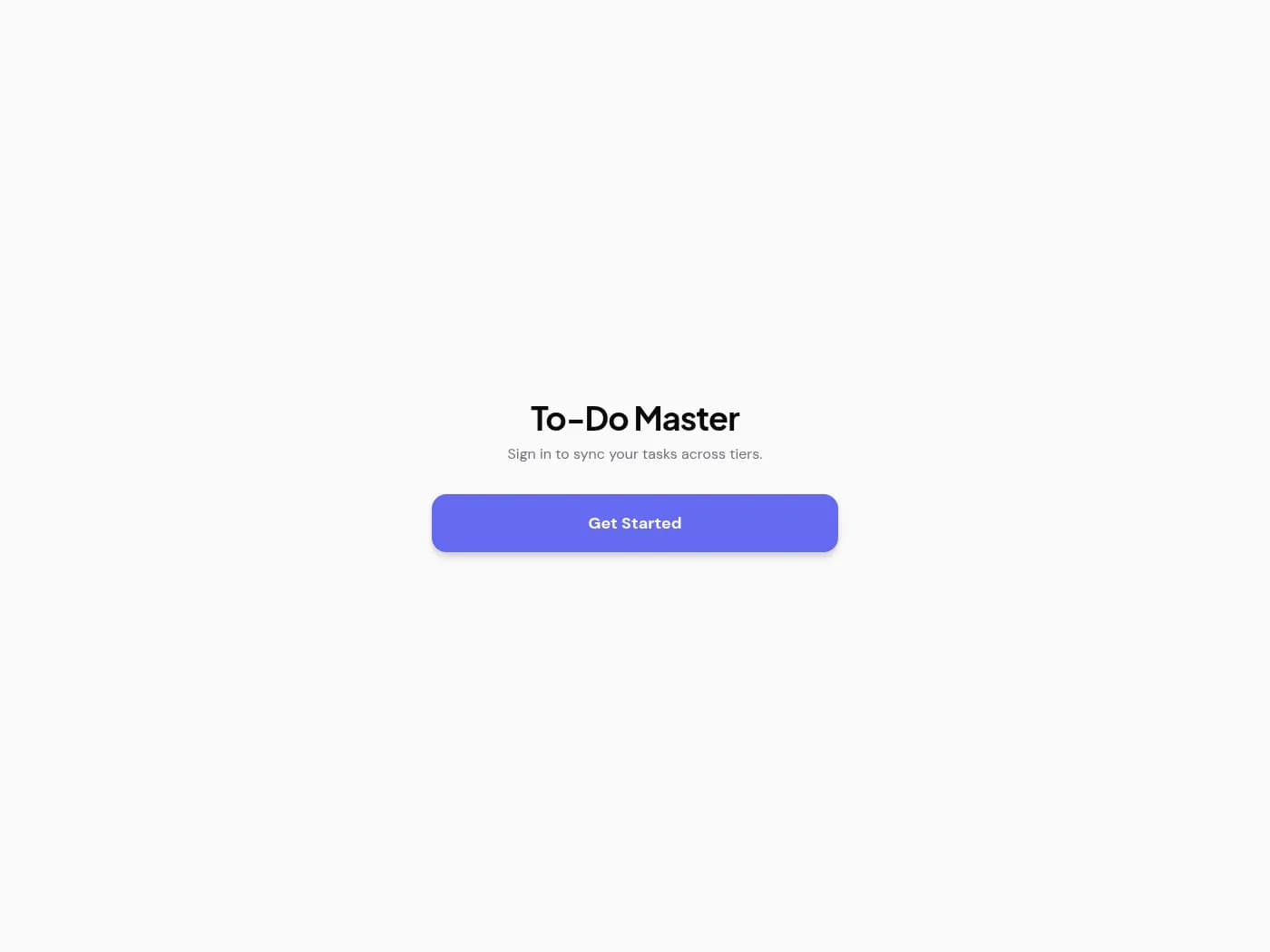 Minimalist To-Do Manager