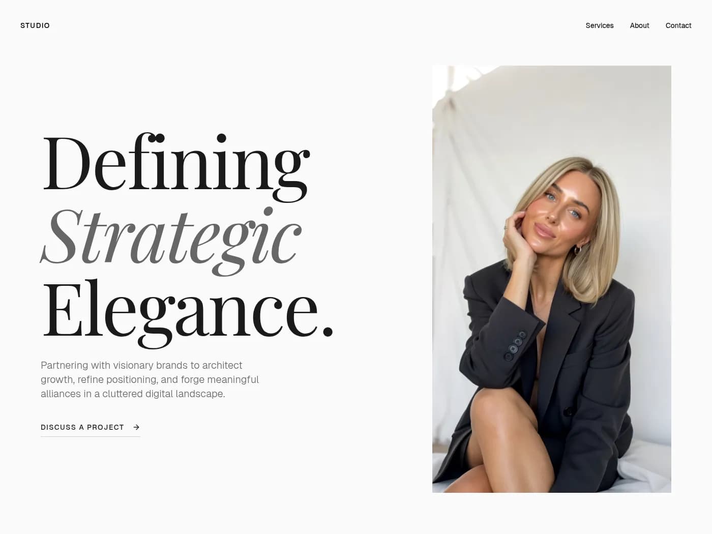 Minimalist Consulting Portfolio