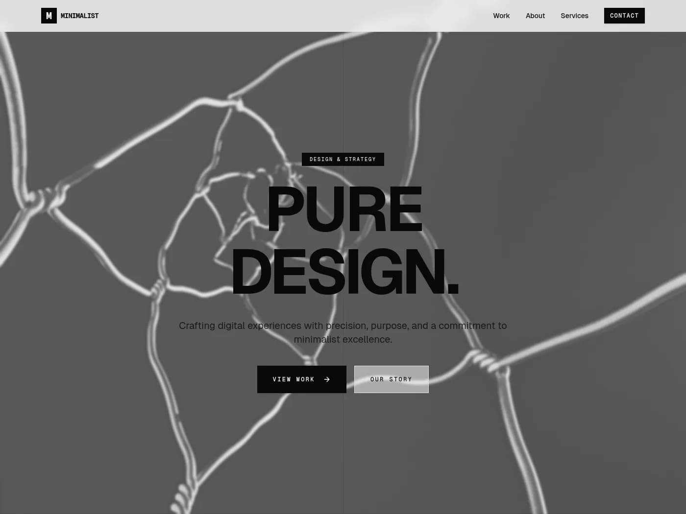 Minimalist Landing Page