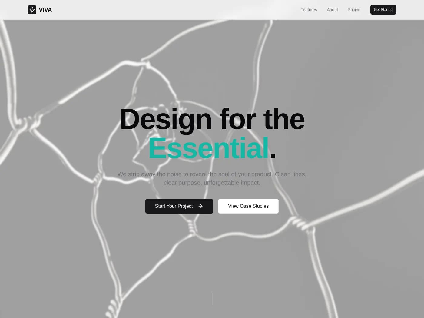 Minimalist Landing Page