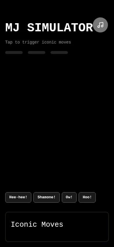 MJ Dance Simulator