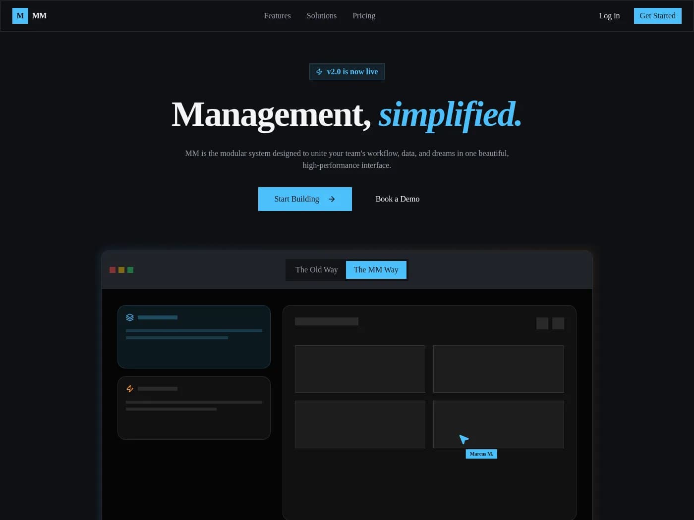 MM Web Portal