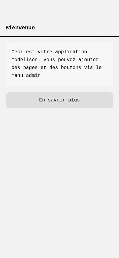 Modélisateur d'App Mobile