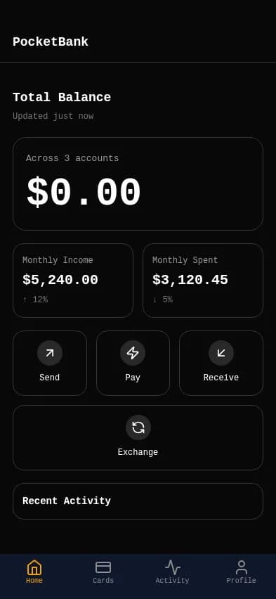 PocketBank Mobile App