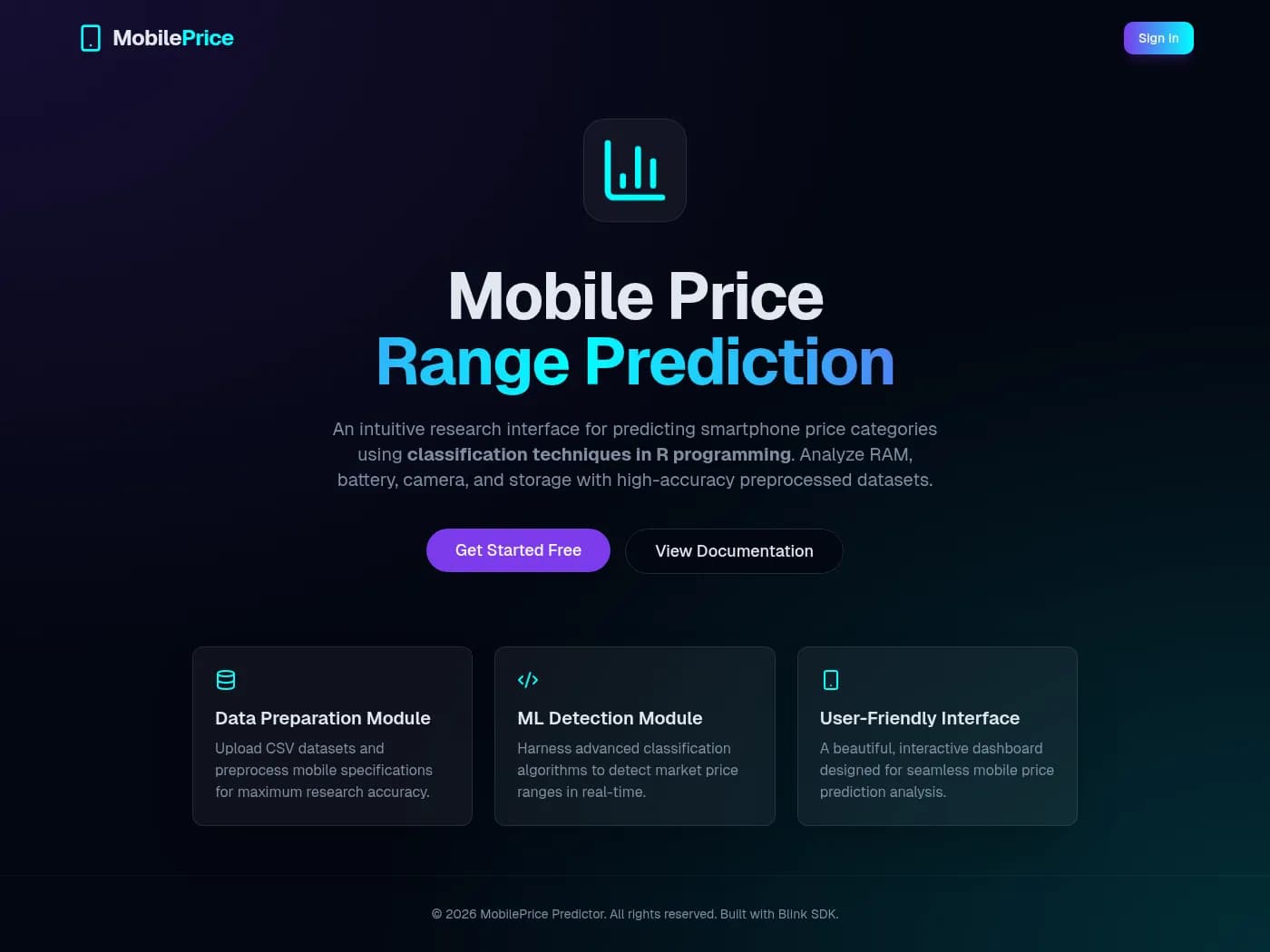 Mobile Price Predictor
