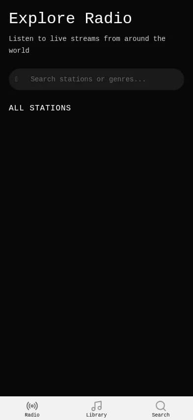 Mobile Radio Player