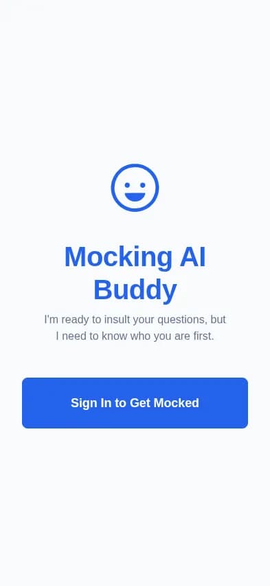 Mocking AI Buddy