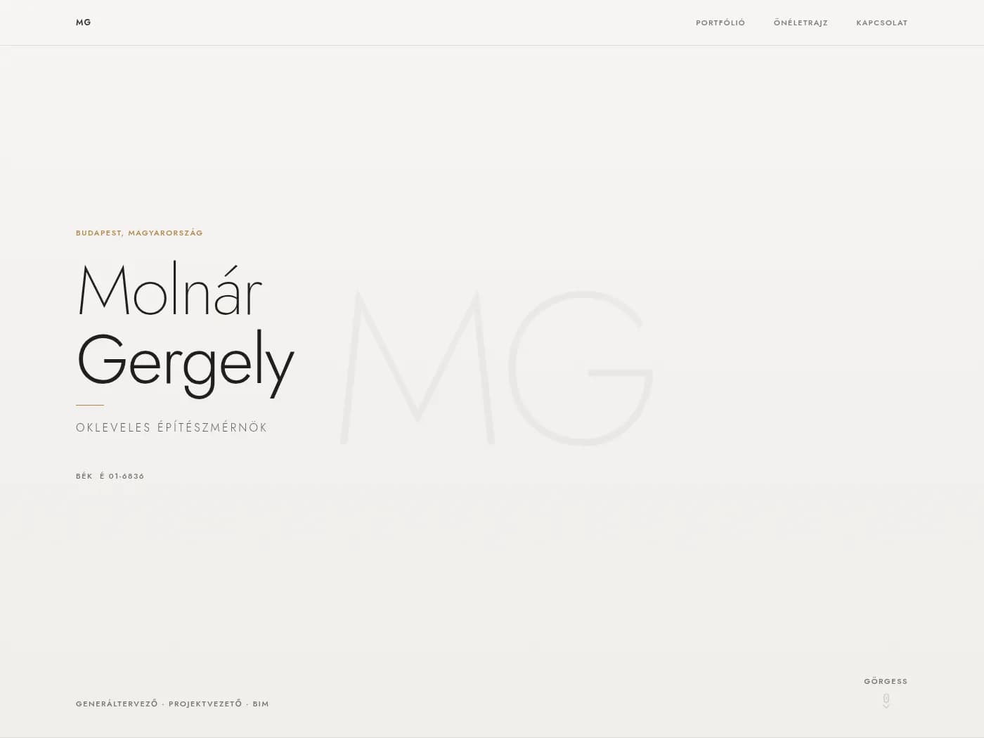 Molnár Gergely Portfolio