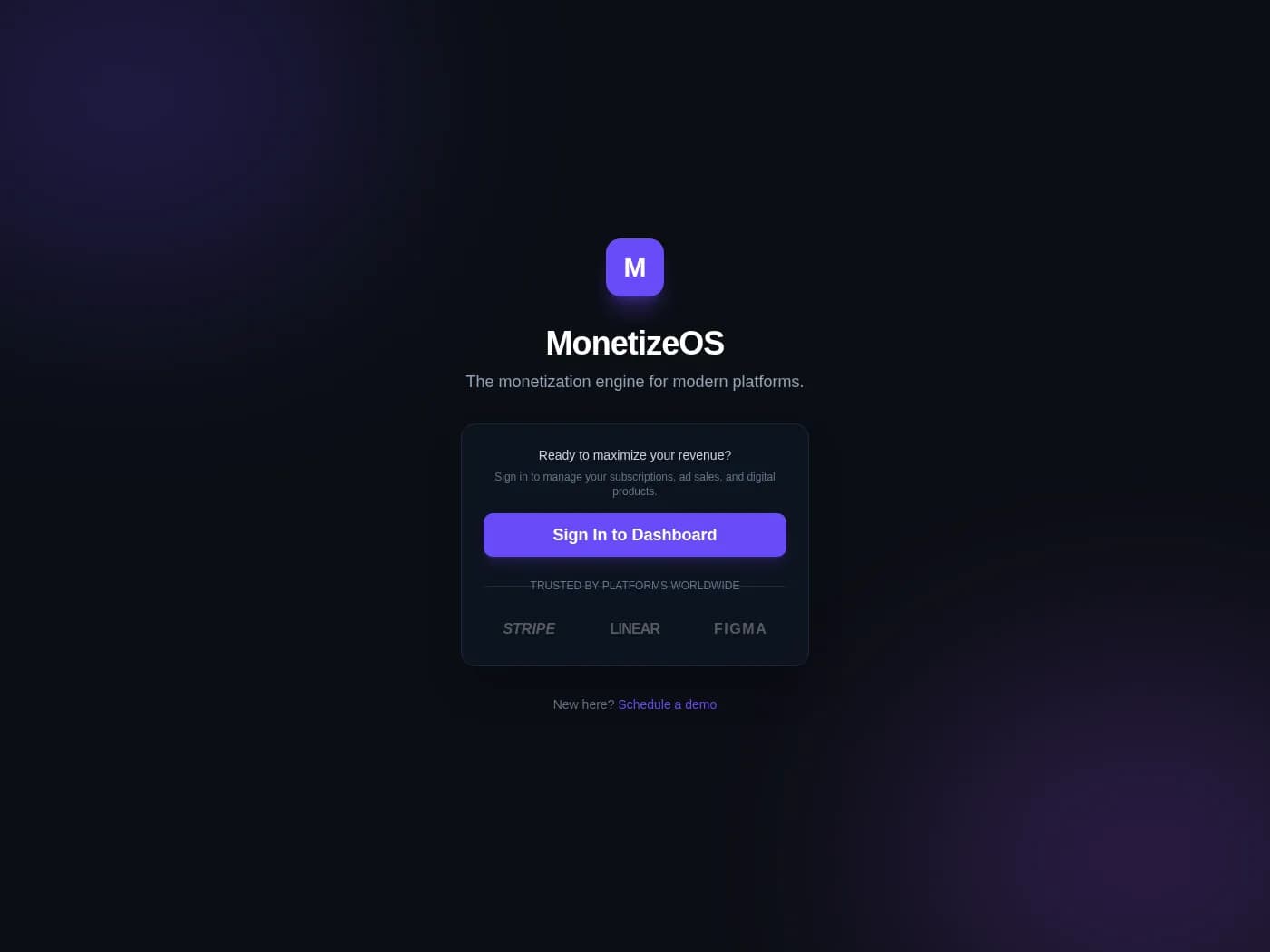 MonetizeOS Platform