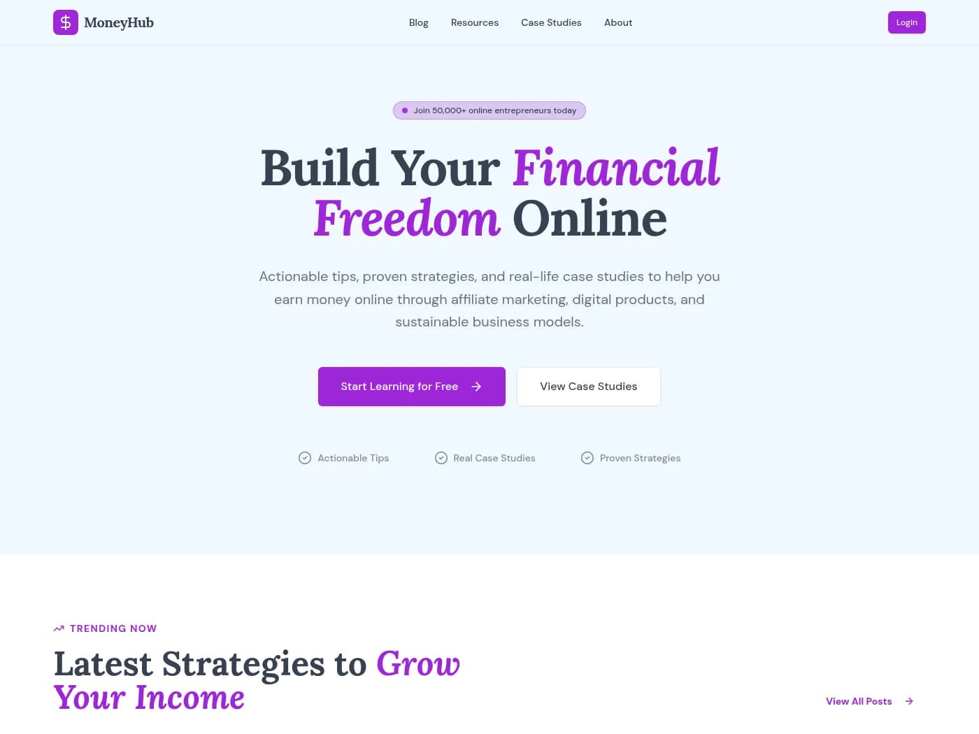 Money-Making Blog Hub