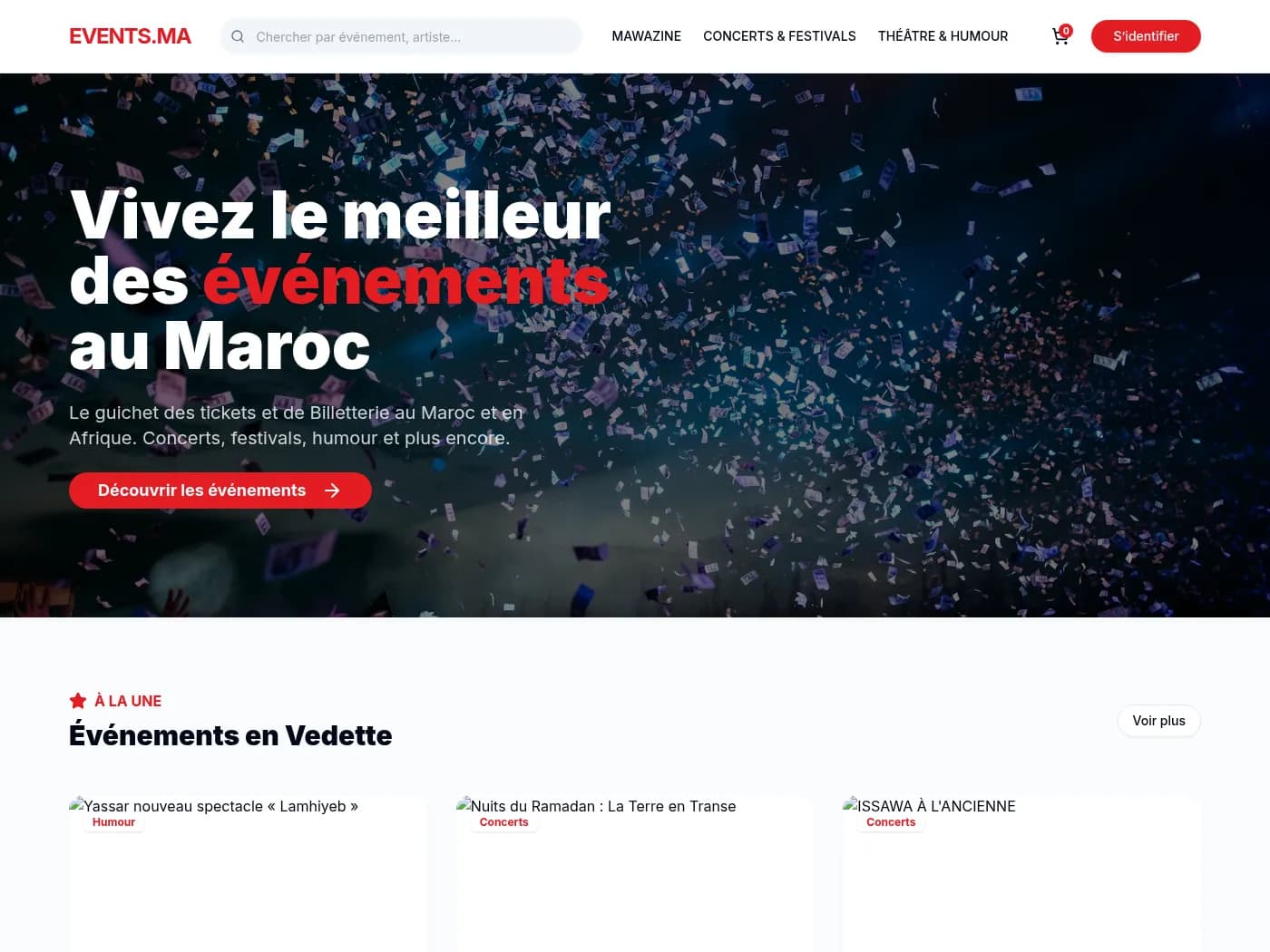 Morocco Events Clone