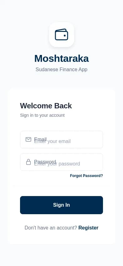 Moshtaraka Finance App