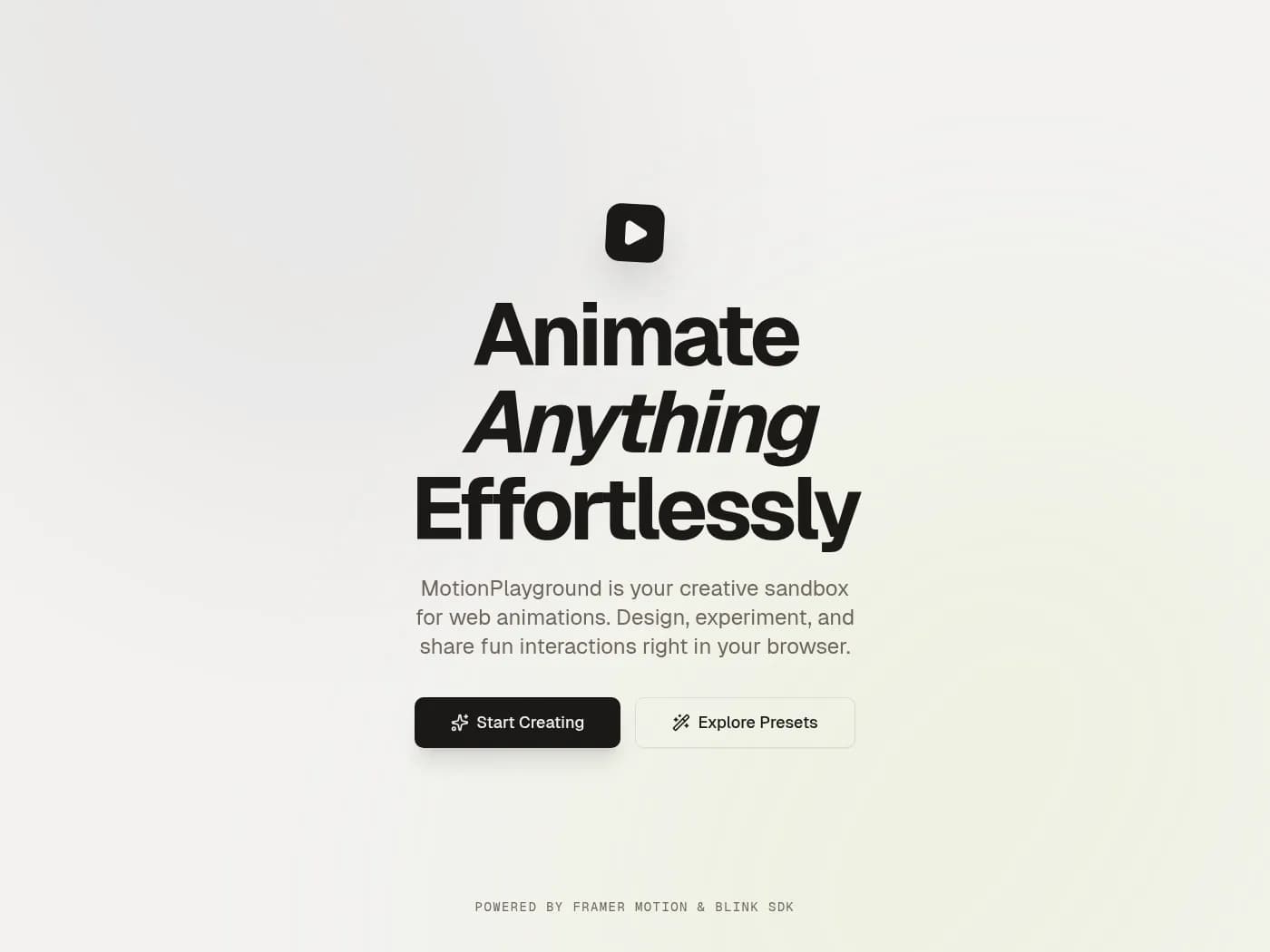 MotionPlayground