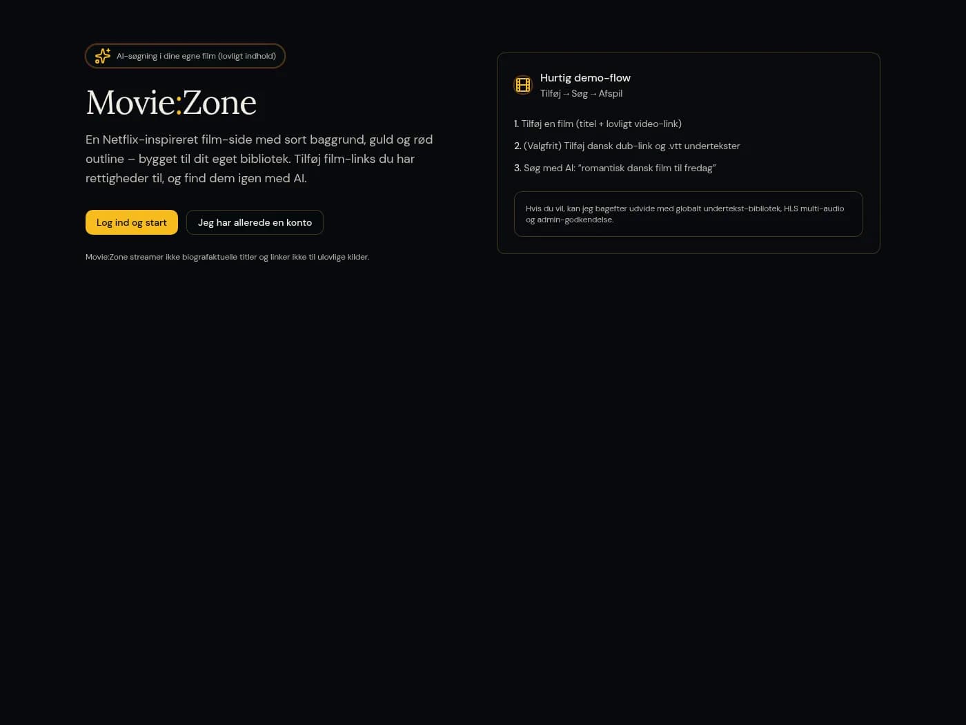 MovieZone AI Streaming