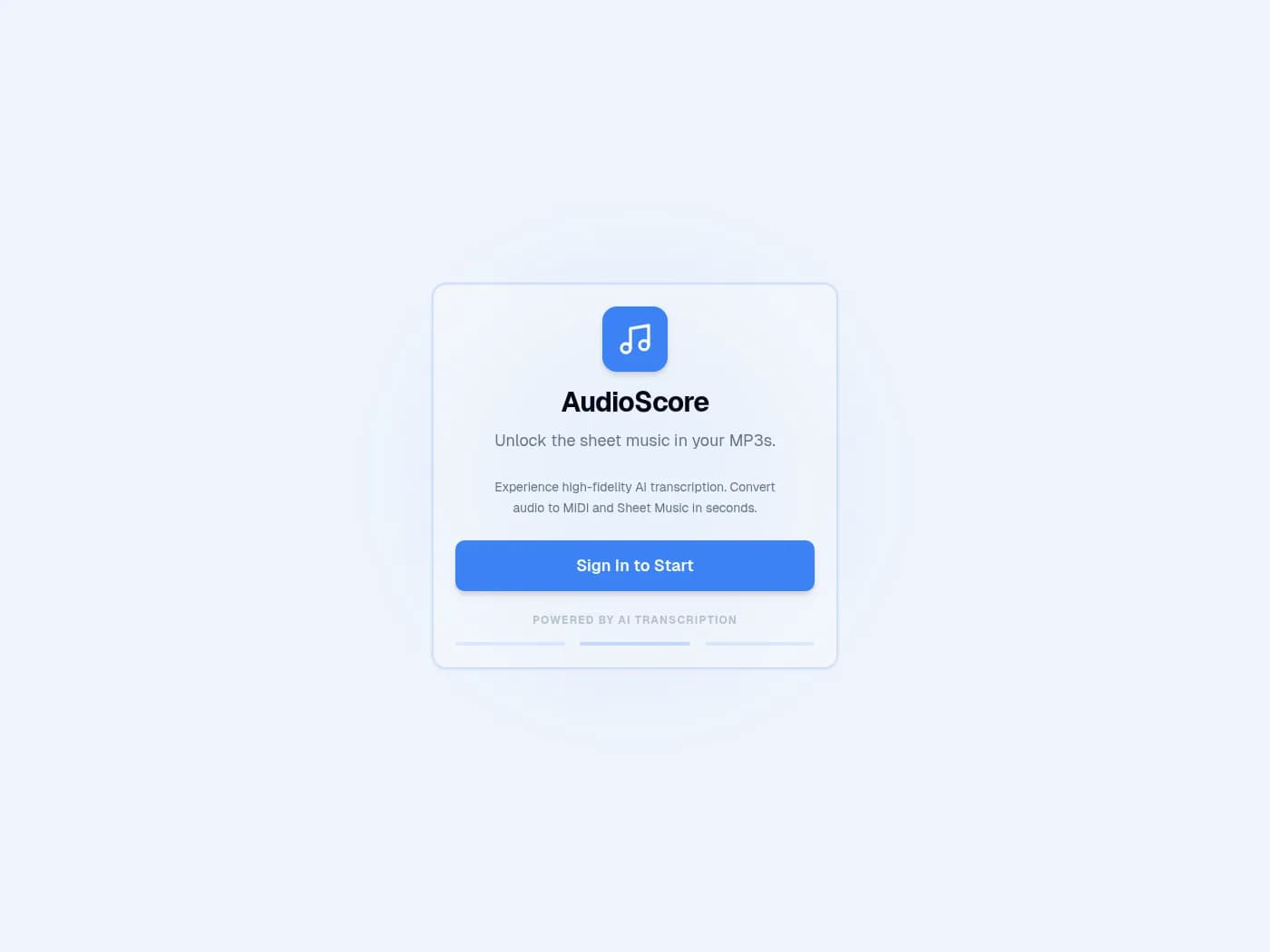 AudioScore Converter