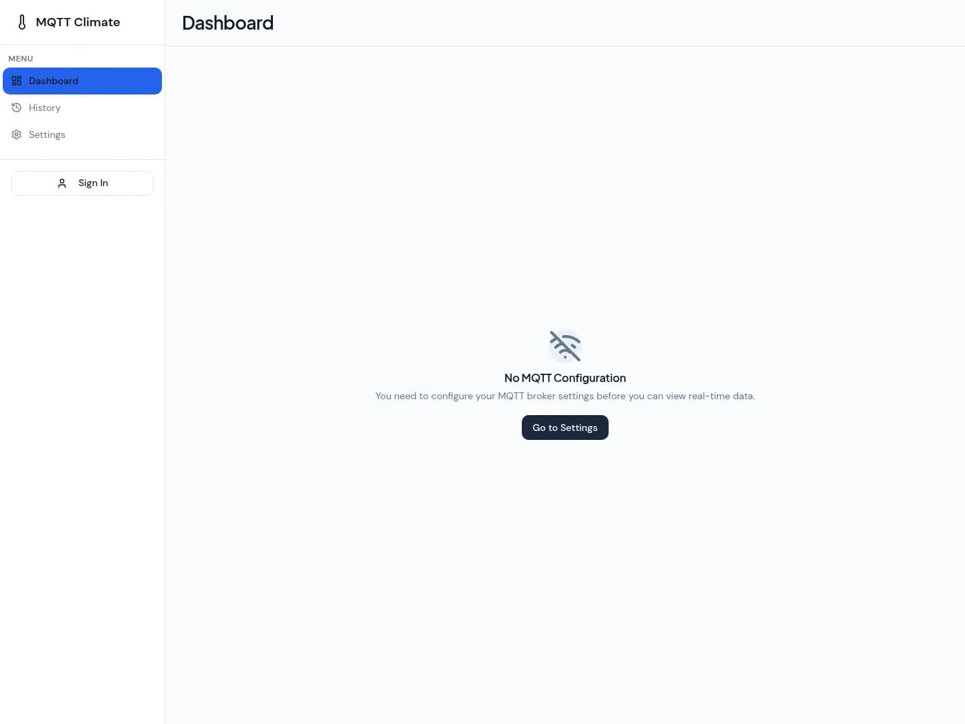 MQTT Climate Dashboard