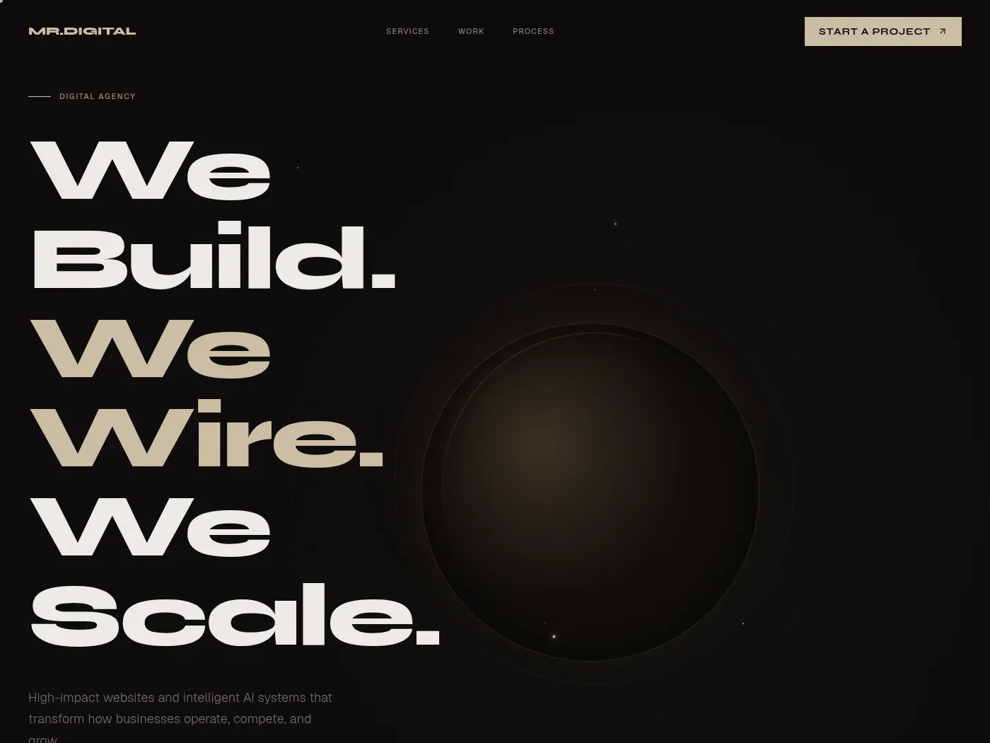 Mr Digital Agency Site