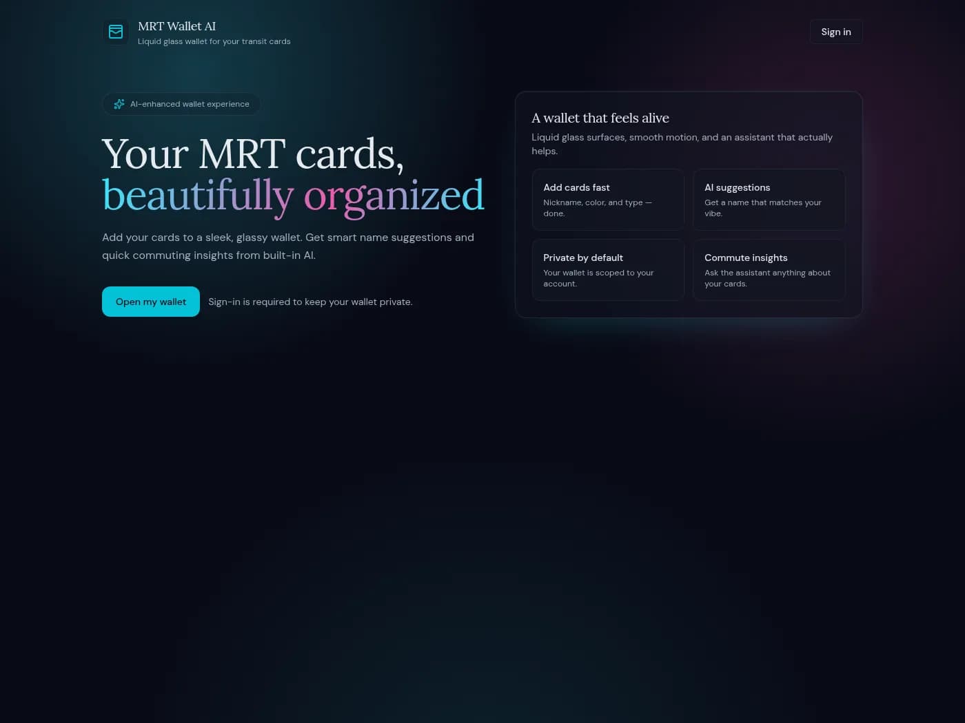 MRT Wallet AI