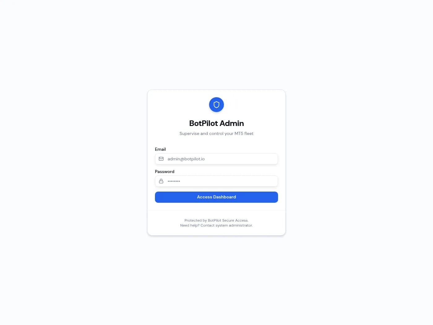 BotPilot Dashboard