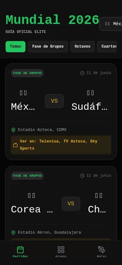 Mundial 2026 Elite Guide