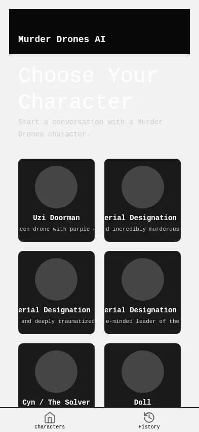 Murder Drones AI Chat