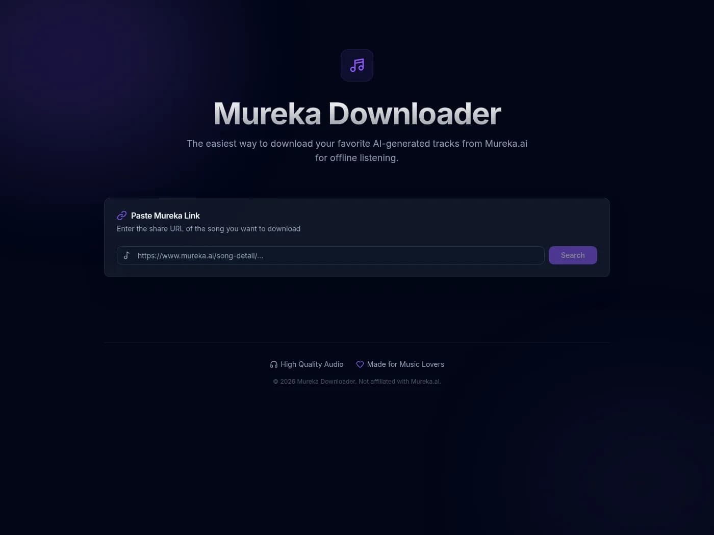 Mureka Audio Downloader