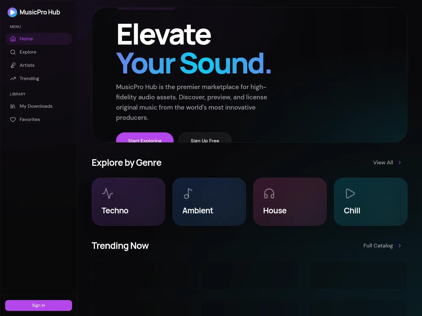 MusicPro Hub