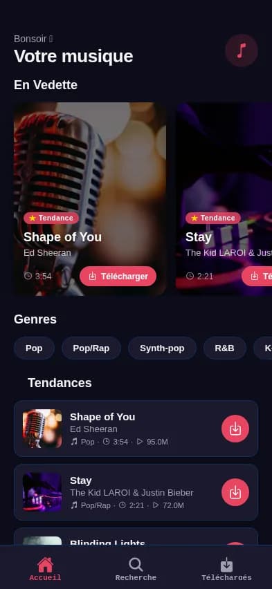 Music Download App