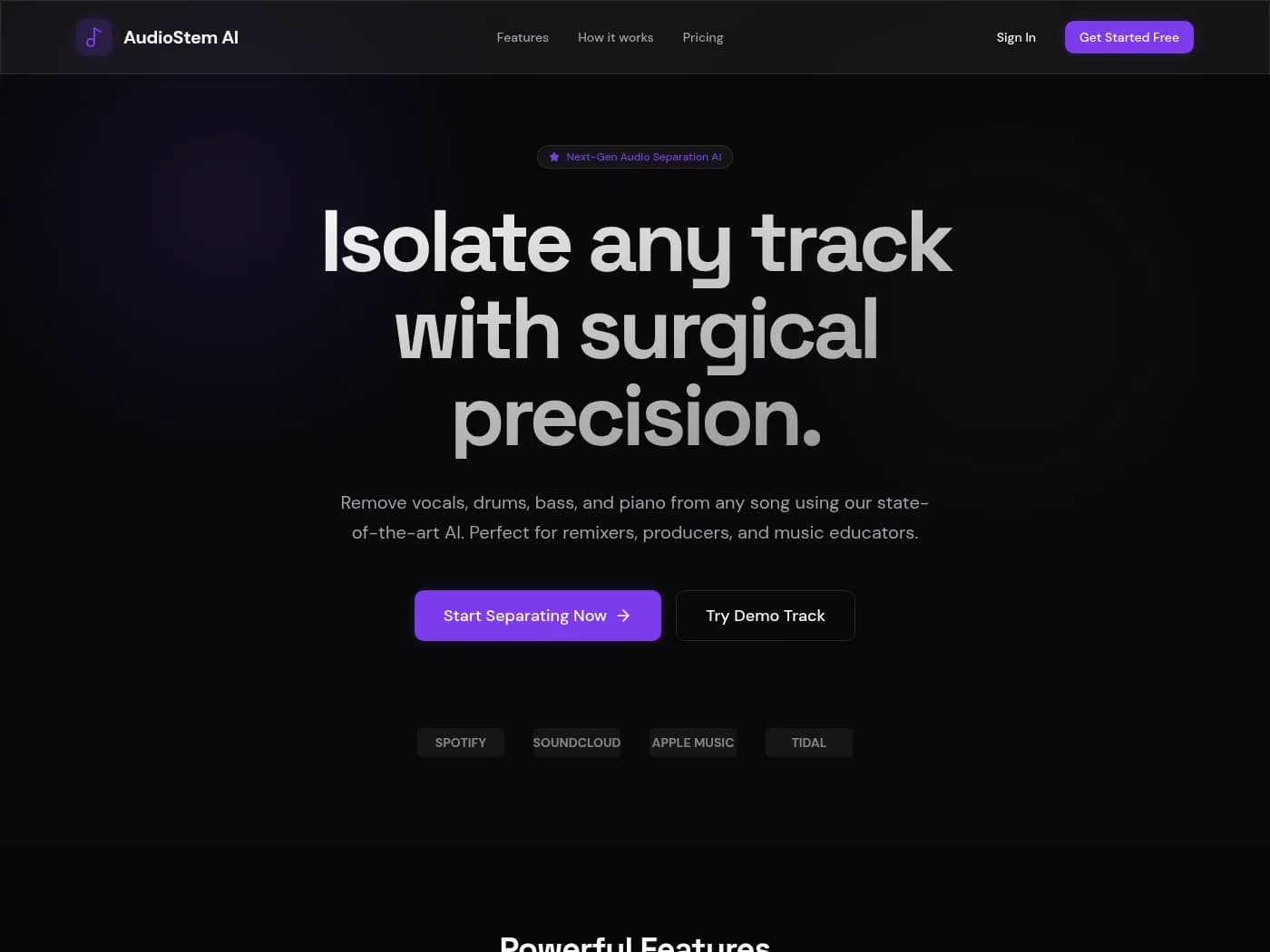 Music Splitter Web