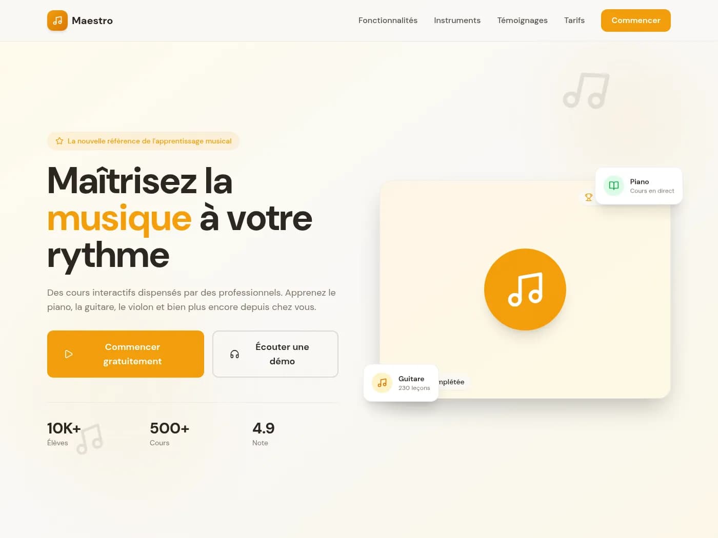 Maestro Learning Platform