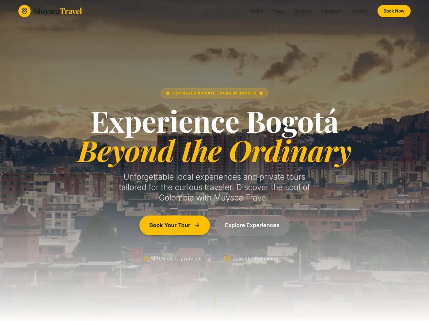 Muysca Travel Website