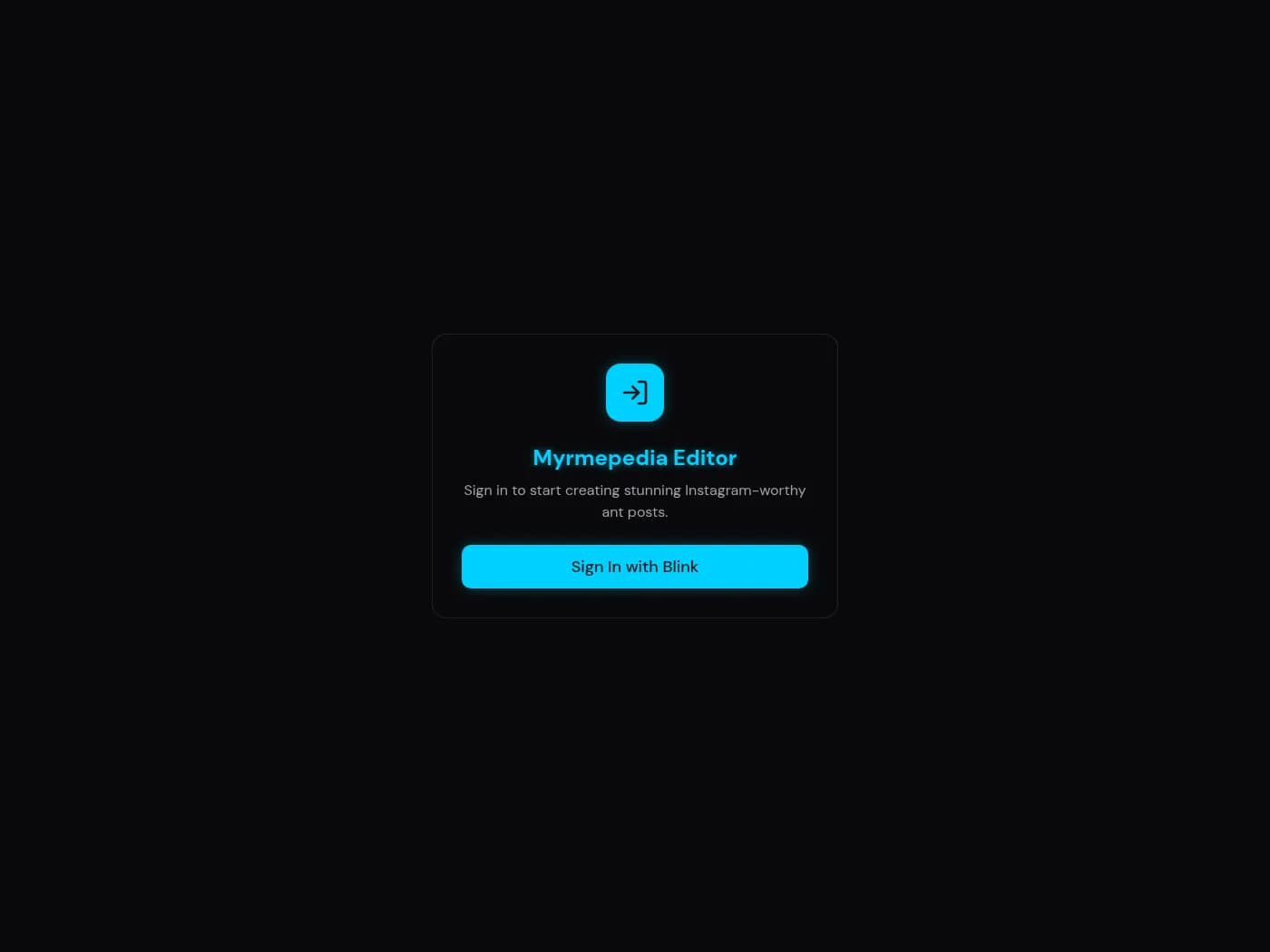 Myrmepedia Insta Editor