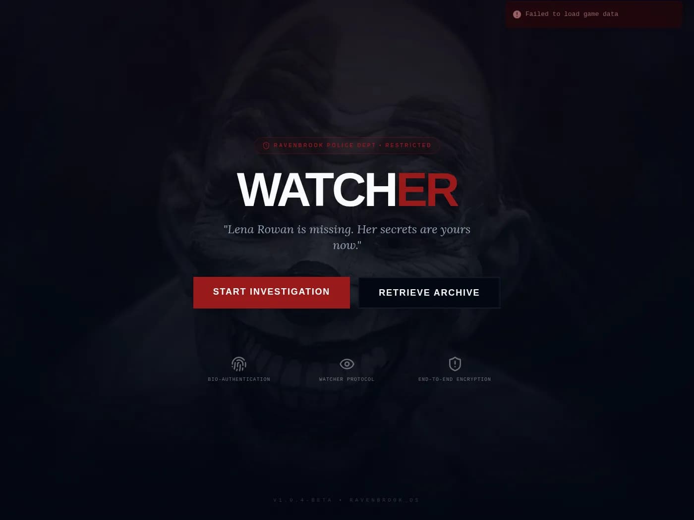 Watcher: Mystery Chat Game
