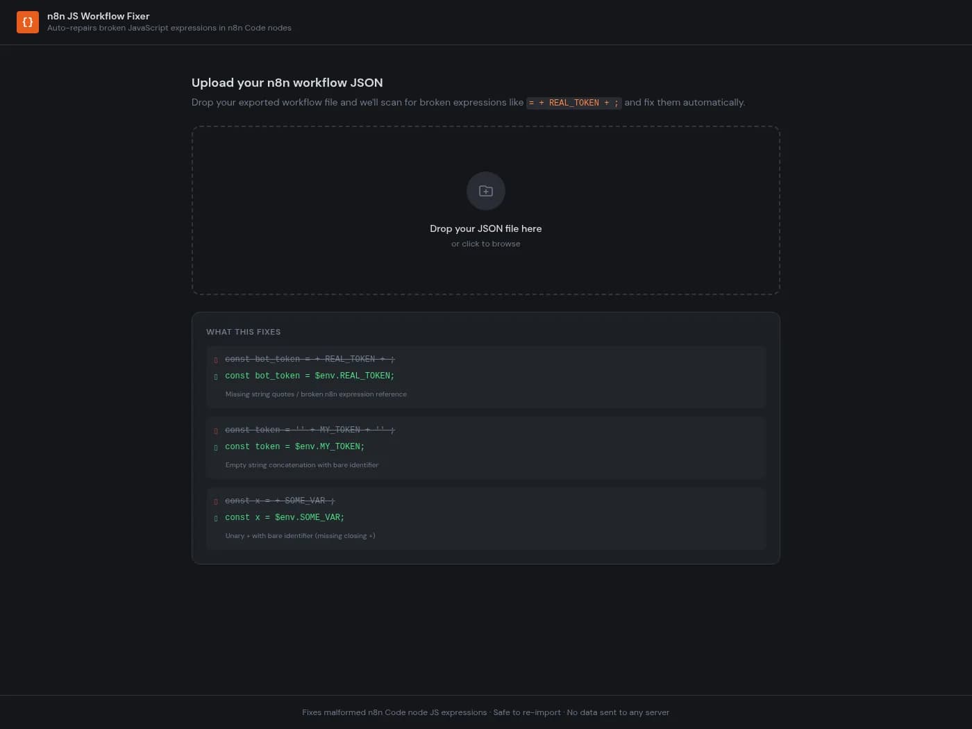 n8n JS Debug Helper