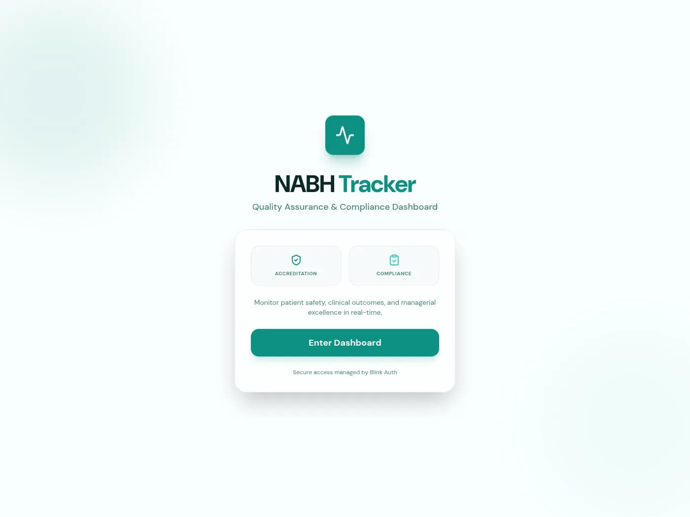 NABH Quality Tracker