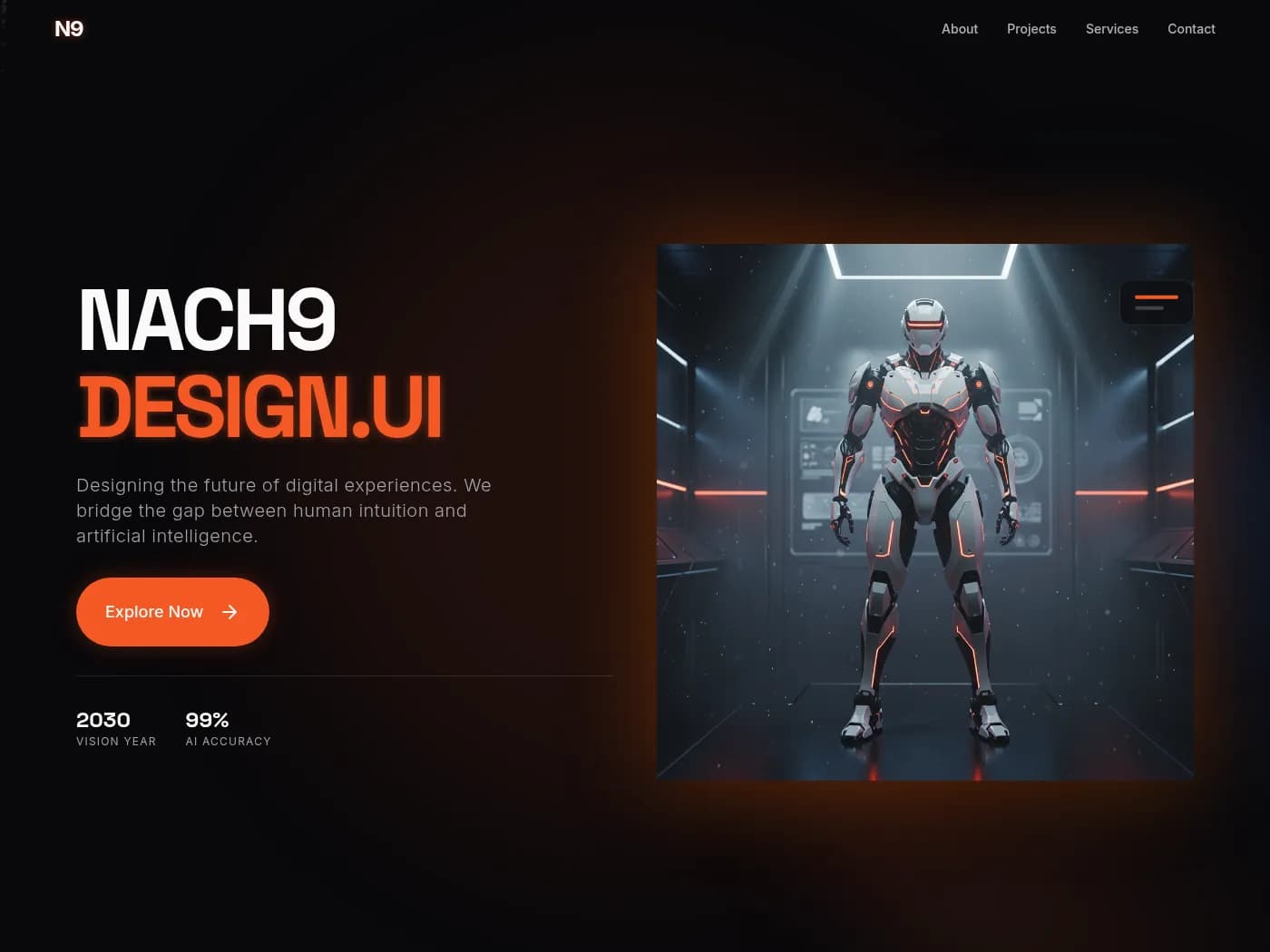 NACH9 Futuristic Landing