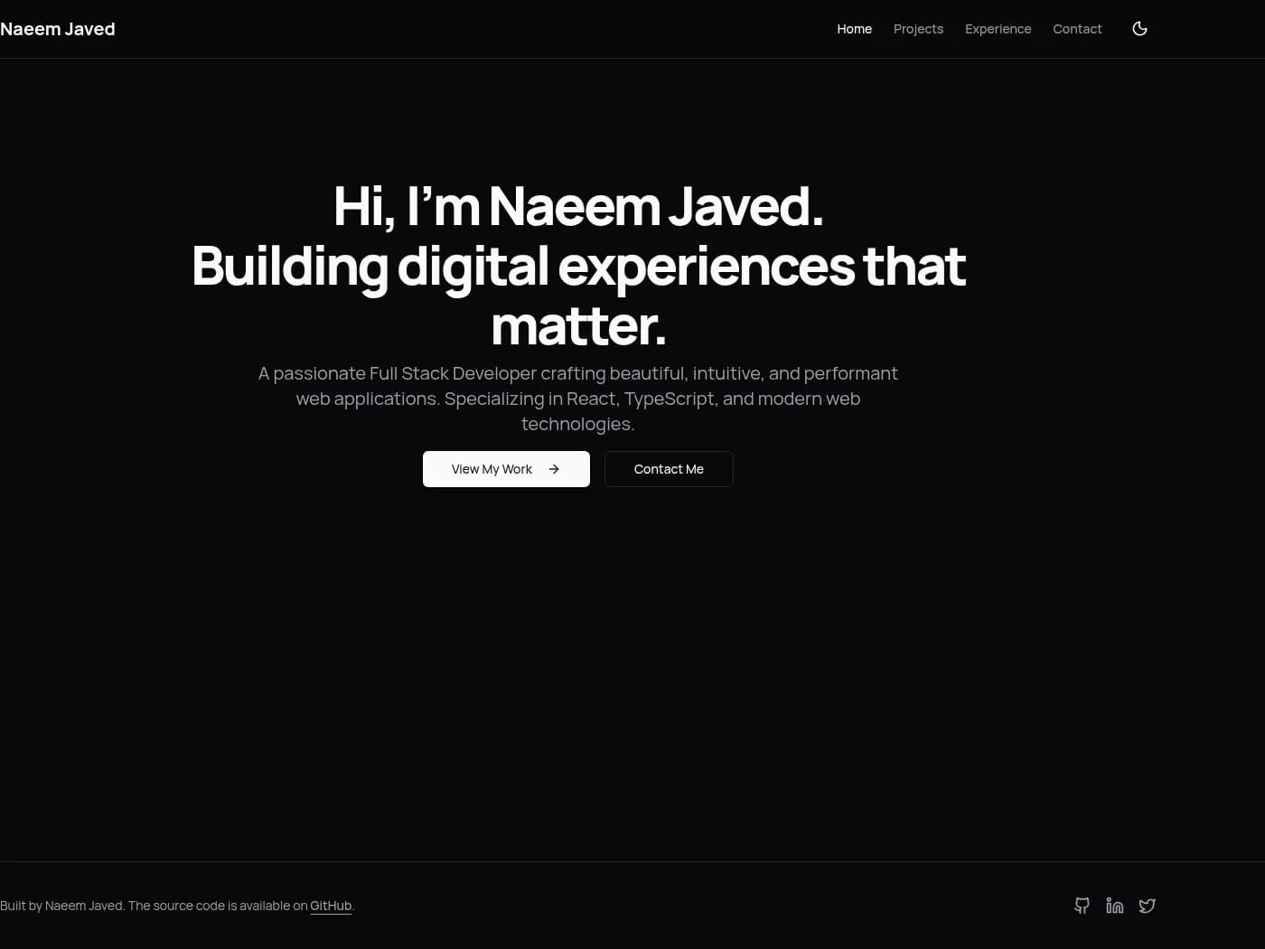 Naeem Javed Portfolio