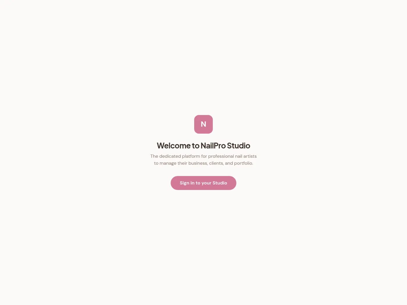 NailPro Studio SaaS