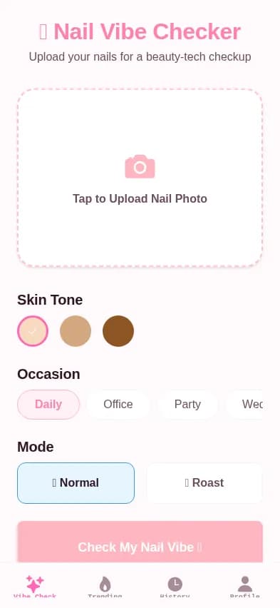 Nail Vibe Checker