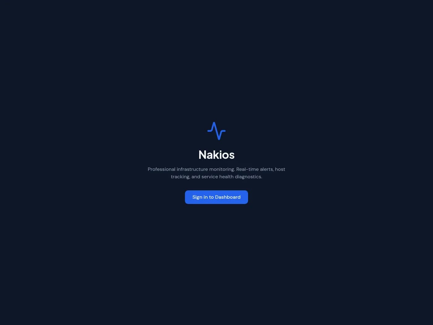 Nakios Clone Dashboard