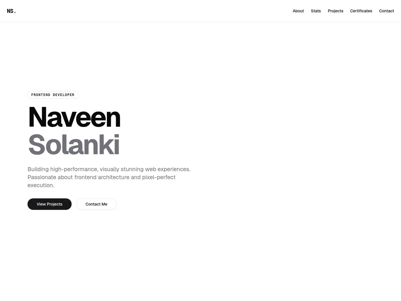 Naveen's 3D Portfolio