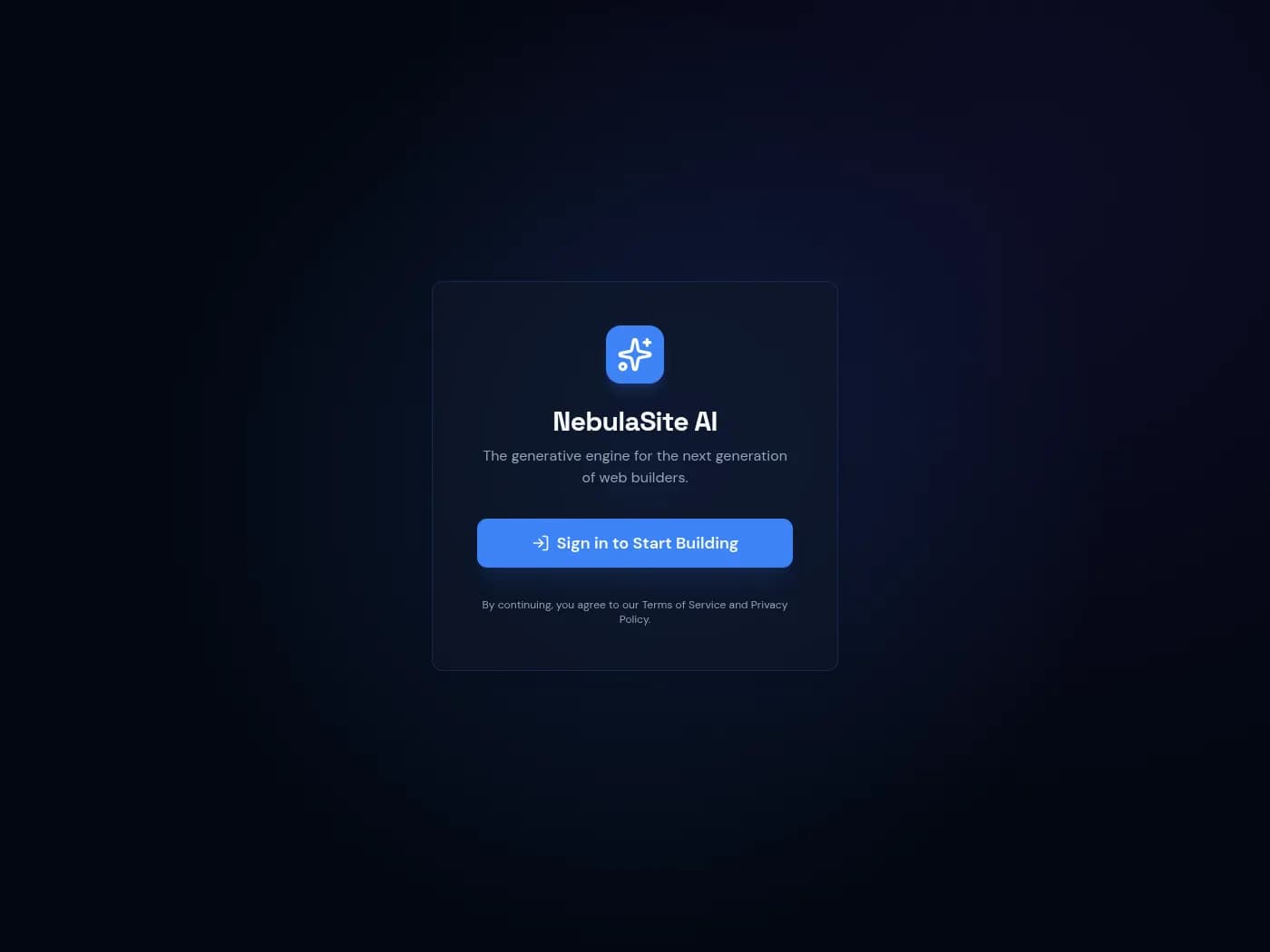 NebulaSite AI Meta-Builder