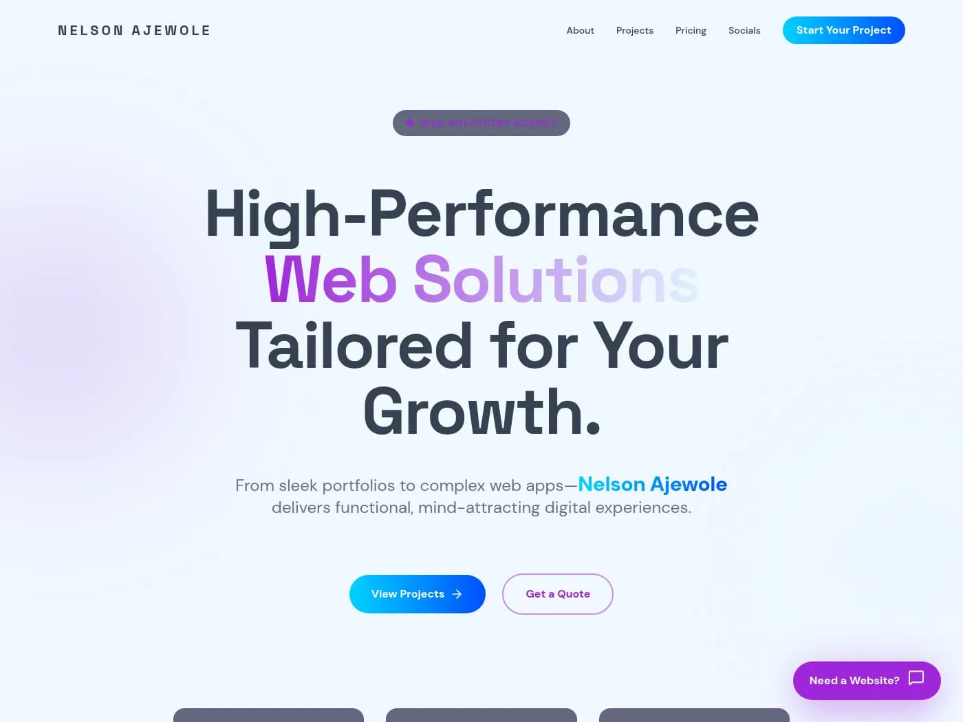 Nelson's Tech Portfolio