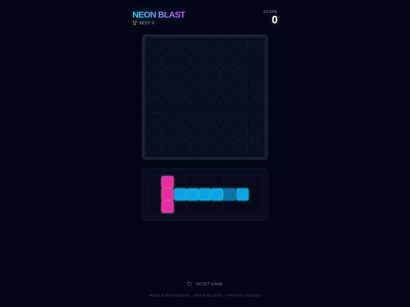 Neon Block Puzzle