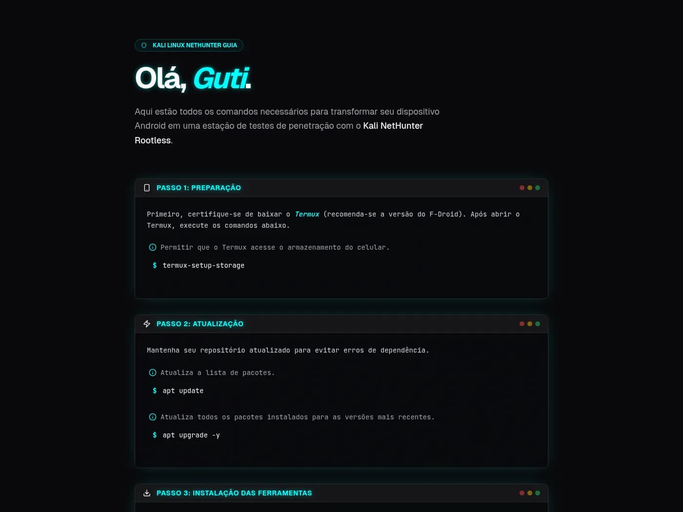 Nethunter Install Guide PT